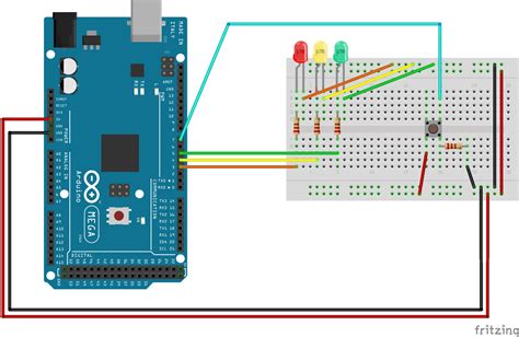 Arduino Traffic Light With Push Button Fasrvietnam