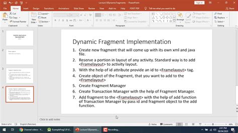 Dynamic Fragment Youtube