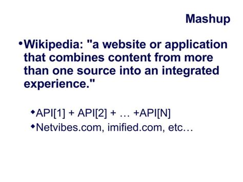 mashing up with user centric identity ppt internet computing