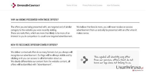 Usuń Reklamy Offers By Context Pop Up