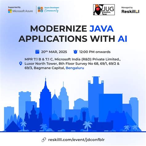 Java Ai Microsoftazure Azuredevelopercommunity Jugbangalore