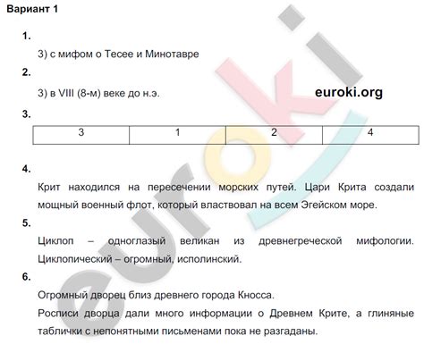 ГДЗ Проверочные и контрольные работы по истории Древнего мира 5 класс ...