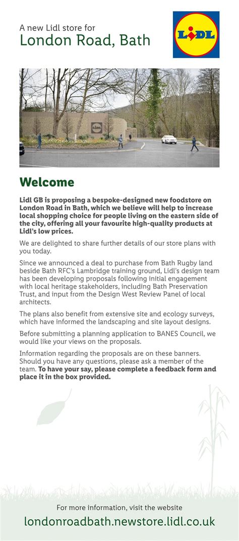 Lidl London Road Bath A New Lidl Store