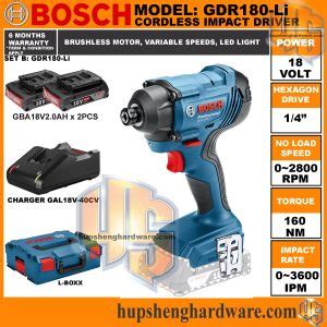 Bosch GDR180-Li Archives - Hup Sheng Hardware