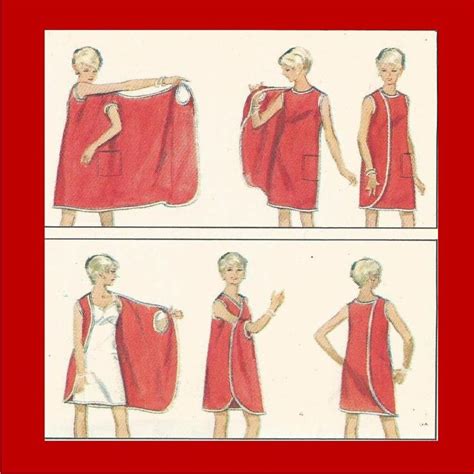 Adeline André Three Sleeve Holes Diy Wrap Dress Simple Dress Pattern Wrap Dress Pattern