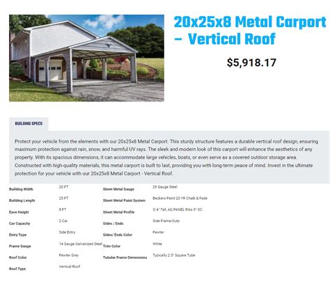 Carports Factory 2u Steel Buildings