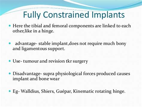 Implant Selection In Revision T K R