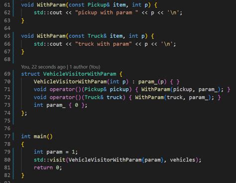 modern approach in object oriented design with std variant and std