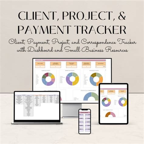 Correspondence Tracker Template Etsy