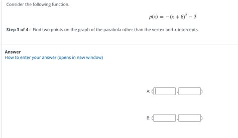 solved consider the following function p x − x 6 2−3 step