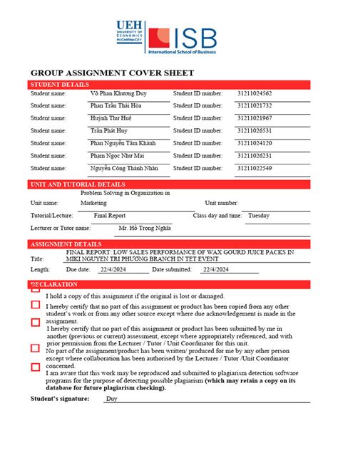 Psomk03 Group02 Final Report Pdf Performance Indicator Profit Economics