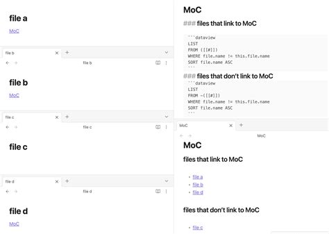 Dataview Query On Creating A List Of Notes That Are Not Currently Linked To Universal Note A