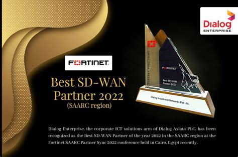 Kasun Sri Bandara On Linkedin Fortinet Recognizes Dialog Enterprise As