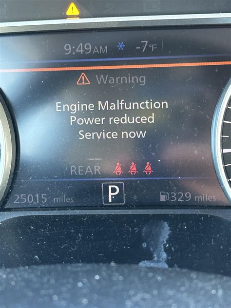 Engine Malfunction R Nissan