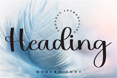 Heading Font By Abbasalam · Creative Fabrica