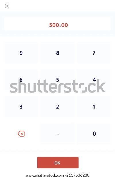 Keypad Number Entry Calculator Keyboard Stock Vector Royalty Free Shutterstock
