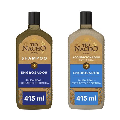 Kit Shampoo Y Acondicionador Tío Nacho Engrosador X 415 Ml Farmacity