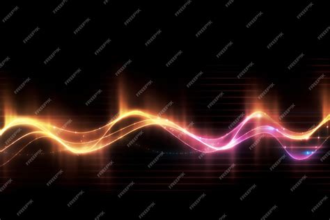 Premium Photo Audio Waveform Abstract Technology Background Blue And