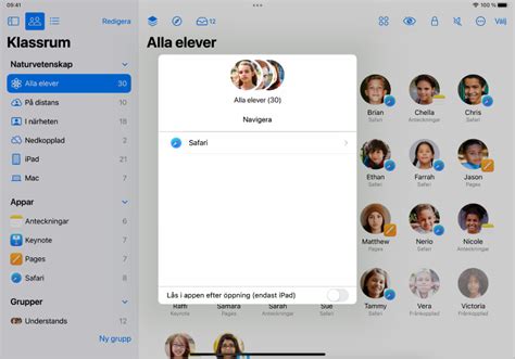 Klassrum Användarhandbok Apple Support Se
