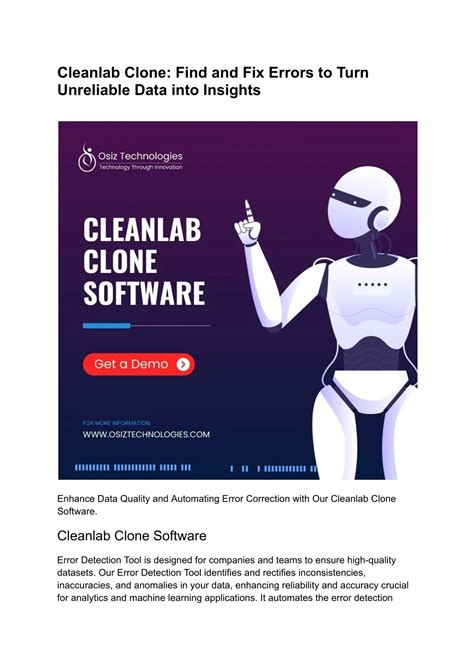 Ppt Cleanlab Clone Find And Fix Errors To Turn Unreliable Data Into