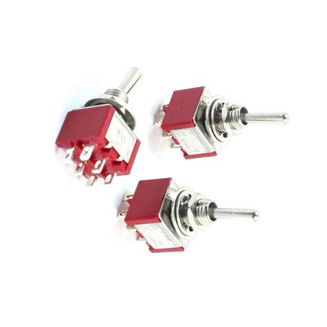 PCS Switching Switches Light Toggle Switch ON ON Pins DPDT AC V A Toggle V A Amazon