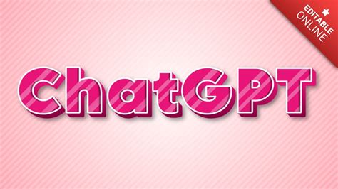 Chatgpt Pink Text Effect Generator