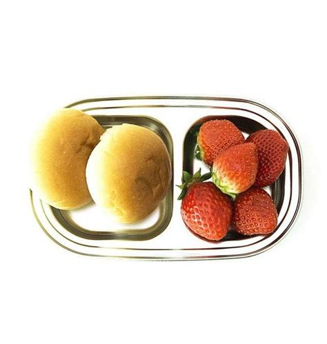 [xb0k347n]바른식판 스텐 2구 간식 식판 유아 아기 어린이 티몬