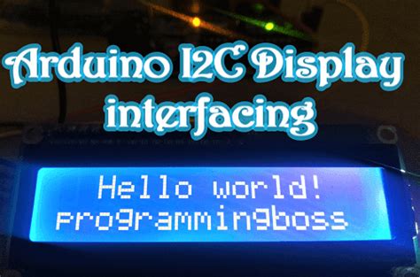 How To Interface Wires I C LCD Display With Arduino Code
