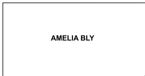 Obituary Amelia Bly