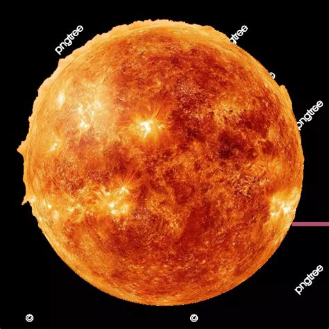 Ultra Realistic Photorealistic Sun Image On White Background Clipart