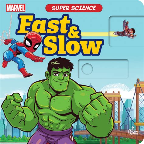 Disney Learning Super Science Fast And Slow Board Book―prek Kindergarten The Hulk And Falcon
