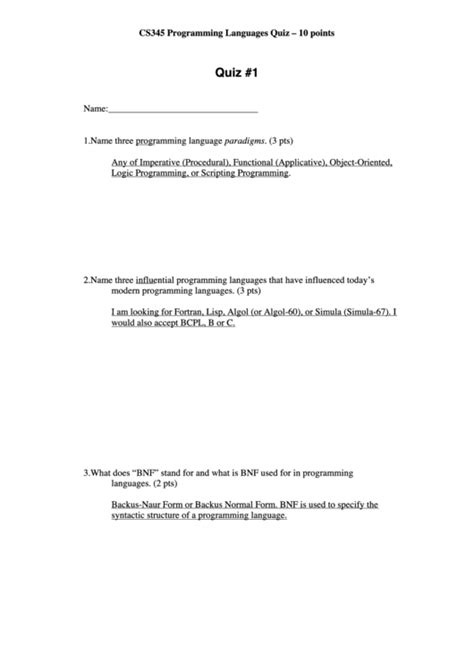 Programming Languages Quiz Printable Pdf Download Programming Languages Quiz Printable Pdf Download