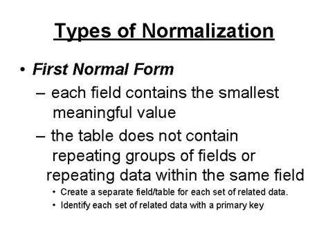 Normalization In Databases What Is Normalization Unnormalized Data