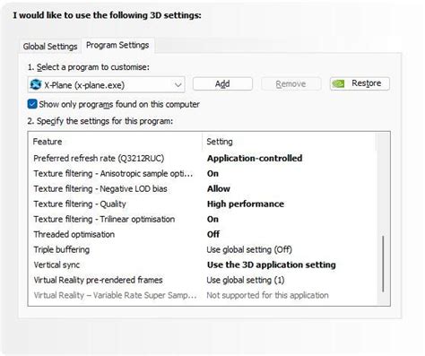 optimized settings nvidia 2080 super xp12 rendering options fps