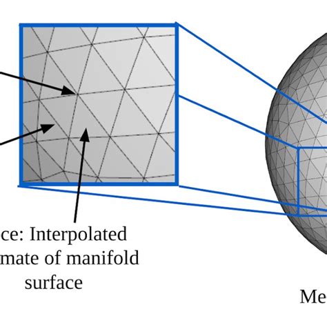 5 A Meshed Discrete Manifold M Consists Of 3 Different Elements