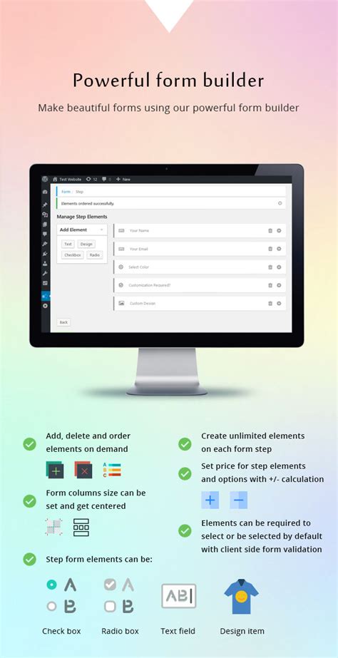 WooCommerce Multistep Form Product Designer Axent Media