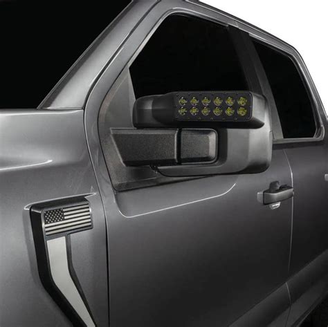 2021 2025 Ford F 150 Raptor Led Off Road Side Mirror Ditch Lights