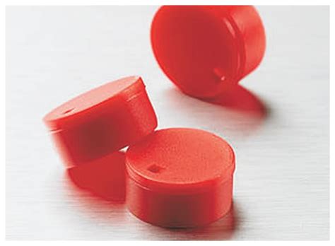 Corning™ Color Coded Cap Inserts Red Corning™ Color Coded Cap Inserts