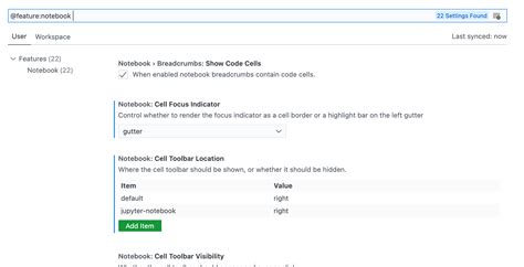 Improve Discoverability Of Notebook Customization Issue Microsoft Vscode Github