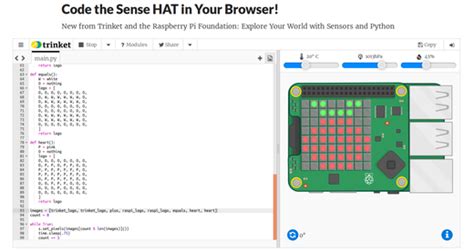 How To Code The Sense HAT For Raspberry Pi In Your Web Browser Opensource