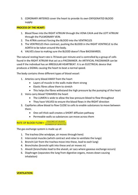 Gcse Biology Paper 1 Notes Biology Higher Gcse Aqa Thinkswap