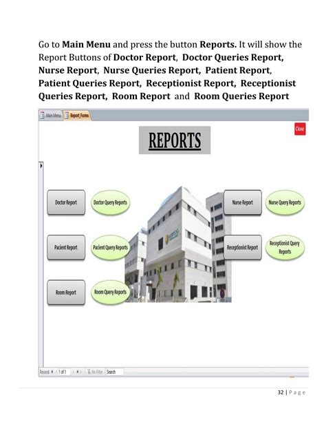 Hospital Database Management System Project Report Pdf