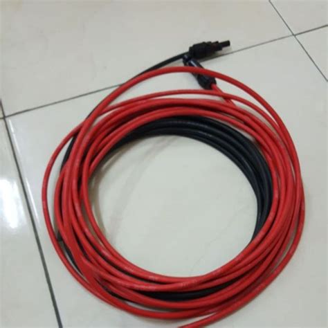 4 Mm Solar Double Pvc Cable Come With Mc4 Connector 18m Set Shopee Malaysia