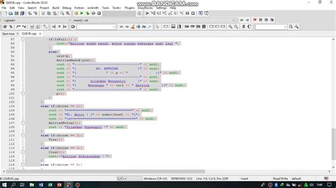 Penggunaan Konsep Queue Menggunakan Bahasa C Youtube