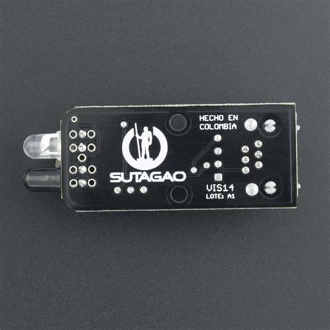 módulo sensor infrarrojo evasor de obstaculos con conector rj12 sutagao