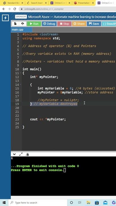 Nullptr Resolving Dangling Pointers Part 6 Shorts Programming