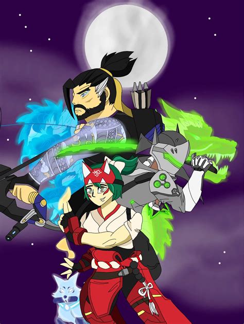 Hanzo Genji Kiriko Overwatch Amino