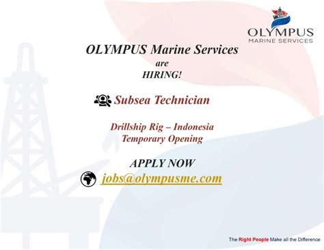 Subsea Offshorejob Drillship Rigworker Pt Oms Jasa Indonesia