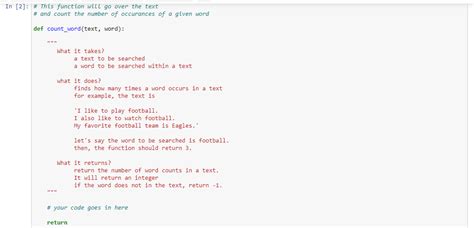 Solved In 2 This Function Will Search The Given Text In Chegg Com