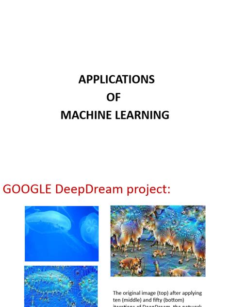 lecture6 machine learning applications pdf machine learning